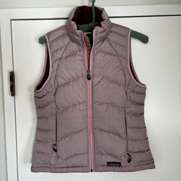 Patagonia | Jackets & Coats | Patagonia Dusty Pink Down Vest | Poshmark